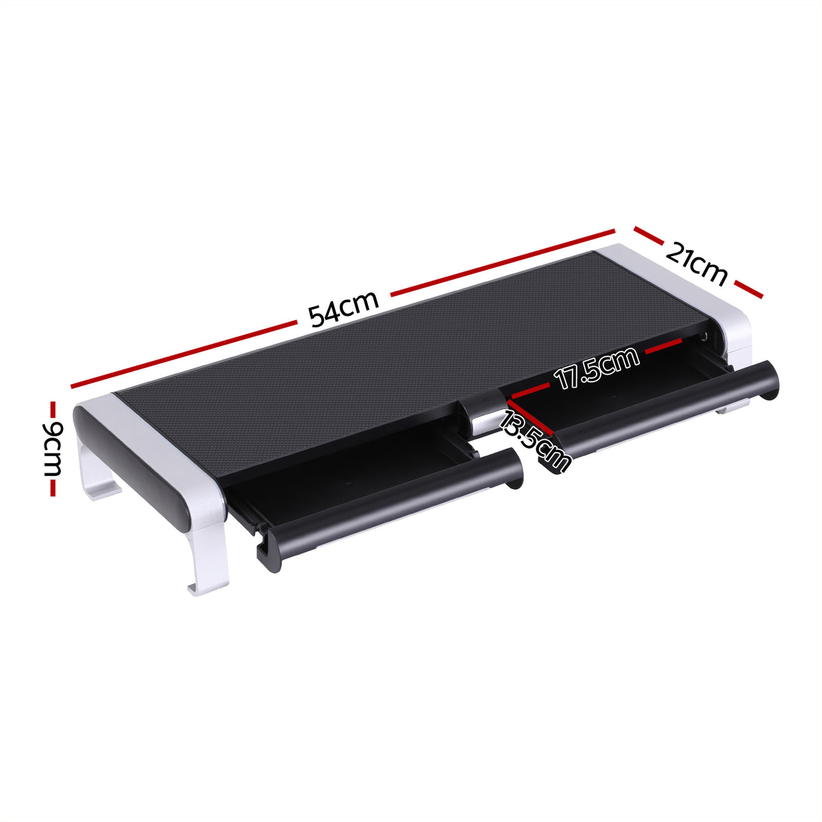 Buy Artiss RGB Monitor Stand with USB Hub Desk Organiser Charging Stand ...
