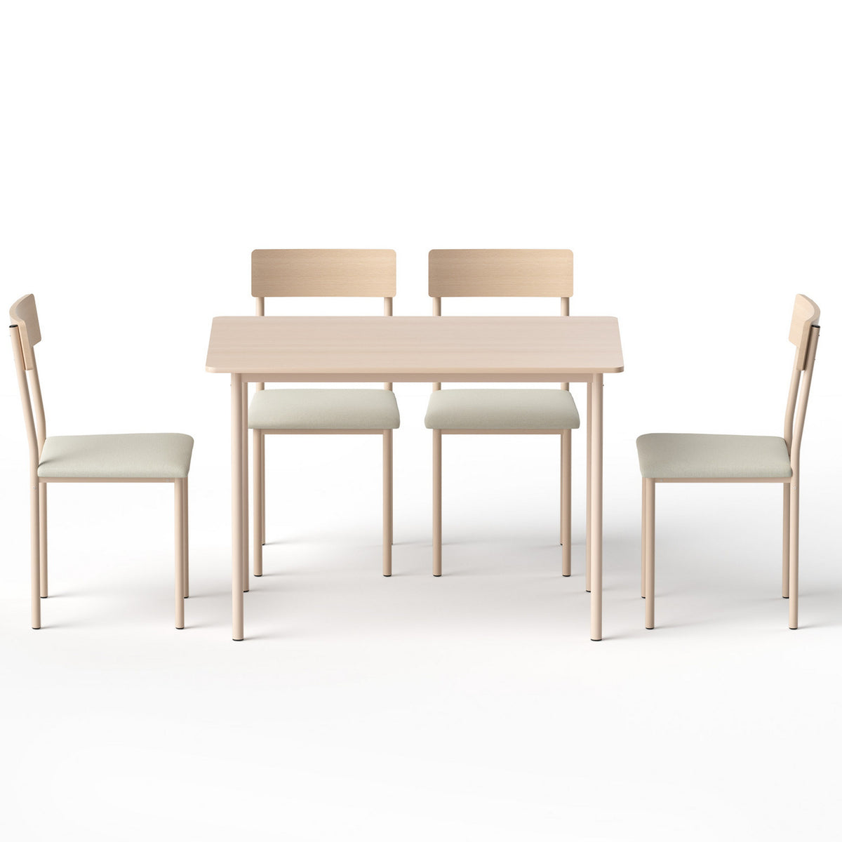 Buy Artiss Dining Table and Chairs Set of 5 Compact Kitchen Furniture ...