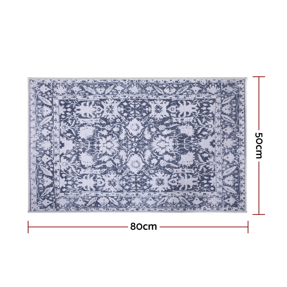 Buy Artiss Floor Rug 50X80cm Doormat Soft Velvet Non-Slip Bath Mat ...
