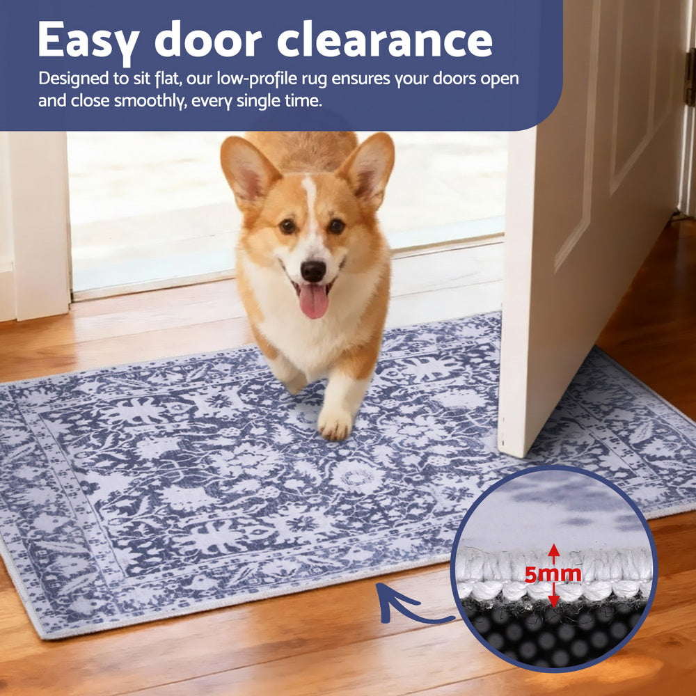Buy Artiss Floor Rug 50X80cm Doormat Soft Velvet Non-Slip Bath Mat ...
