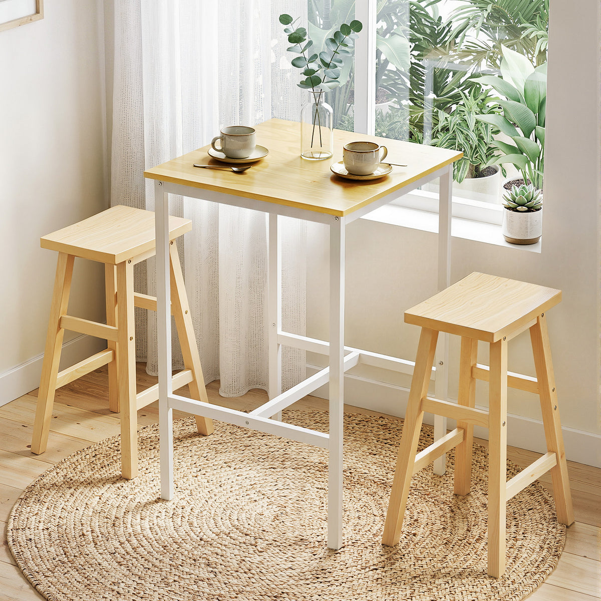 Buy Artiss Bar Table Counter Height Kitchen High Dining Desk Pub ...