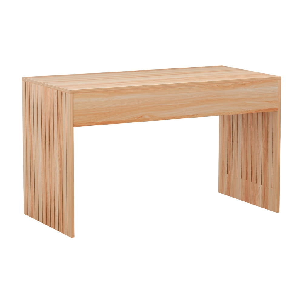 Buy Artiss Coffee Table Rectangle Fluted Side 100CM Online - Artiss