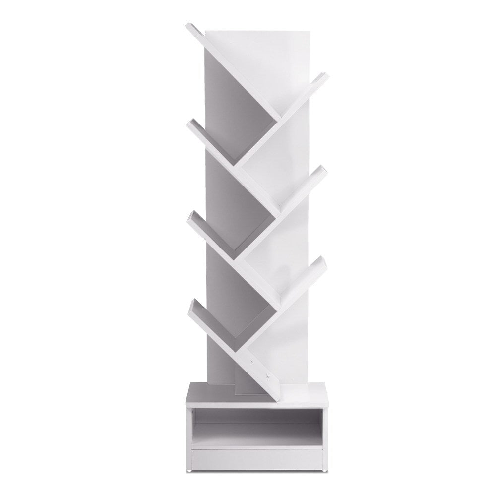 Buy Artiss Tree Bookshelf 7 Tiers ECHO White Online Artiss