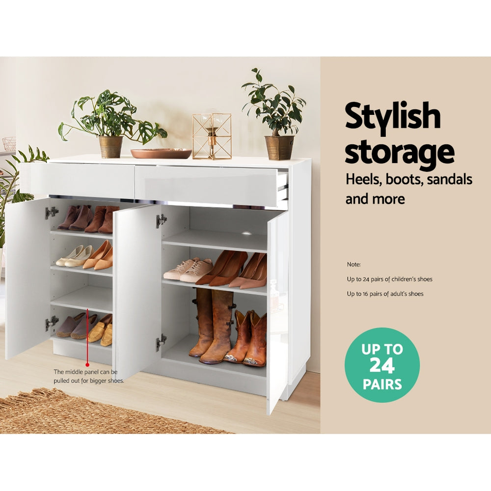 Buy Artiss Shoe Rack Cabinet Storage Cupboard 24 Pairs Lydia Online Artiss