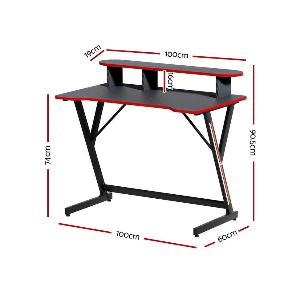 Gaming computer table size store